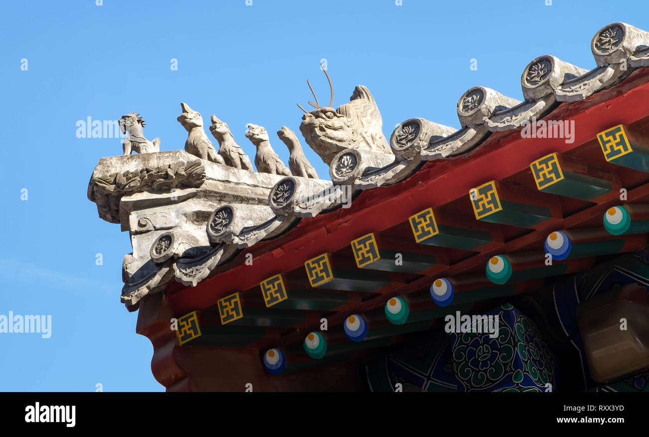 Lama temple buddha statue beijing -Fotos und -Bildmaterial in hoher ...
