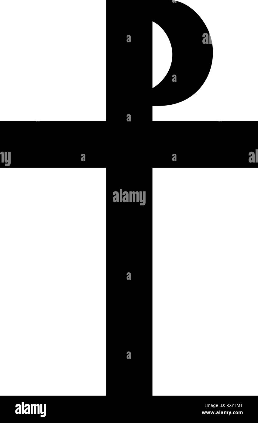 Kreuz Monogramm Rex zar Zar zar Symbol der sein Kreuz hl. Justin ...
