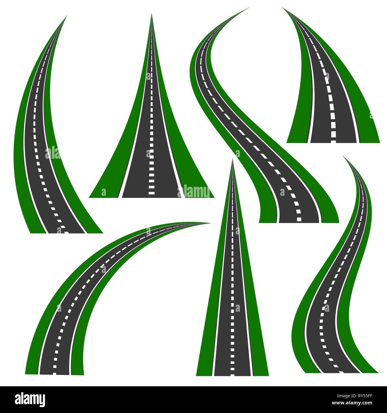 Estructura serpentina Stock-Vektorgrafiken kaufen - Alamy