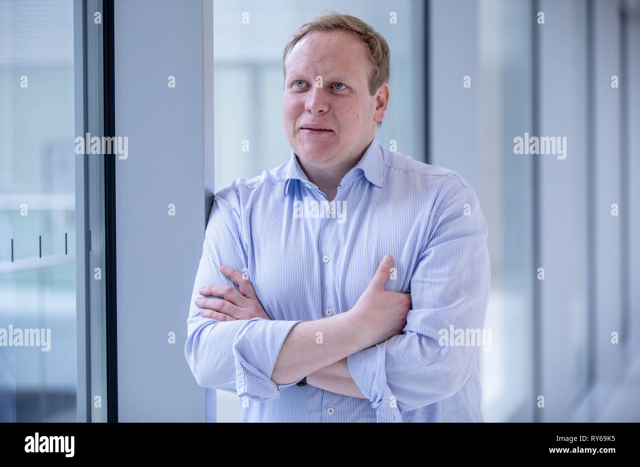 12. März 2019, Berlin: Tilman Kuban, Landesvorsitzender der Jungen ...