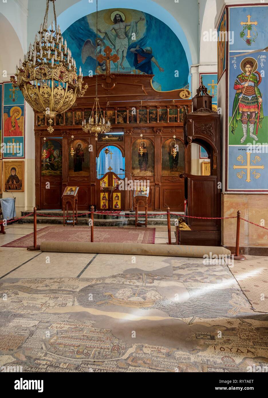 Madaba mosaic map -Fotos und -Bildmaterial in hoher Auflösung – Alamy