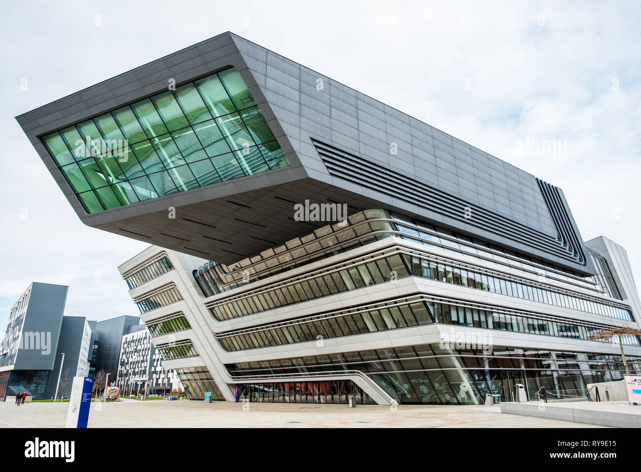 Campus WU Wien, Wirtschaftsuniversität Wien, LC, Bibliothek und ...