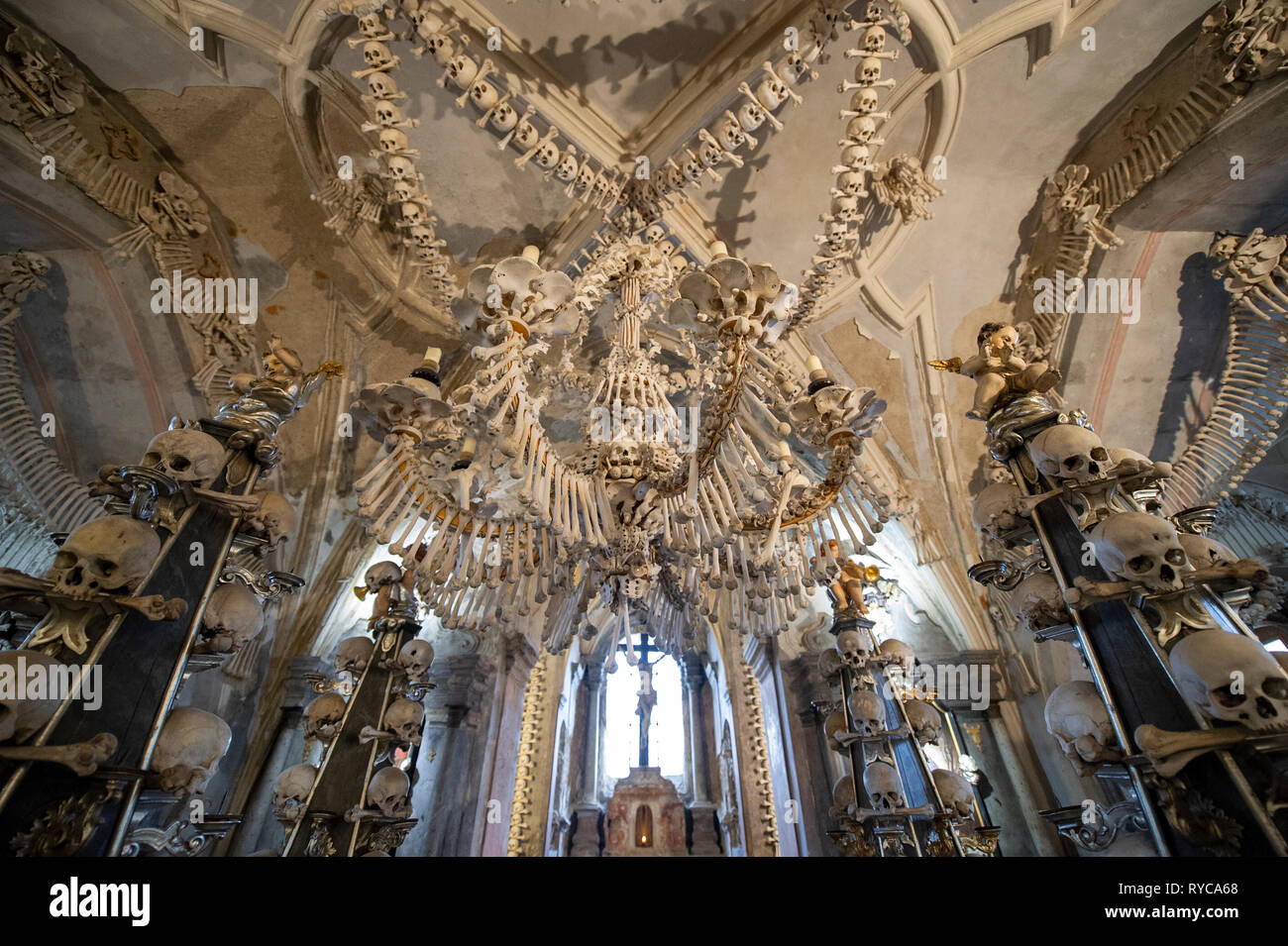 Die sedlec Beinhaus oder Knochen Kirche in Kutná Hora, Prag ...