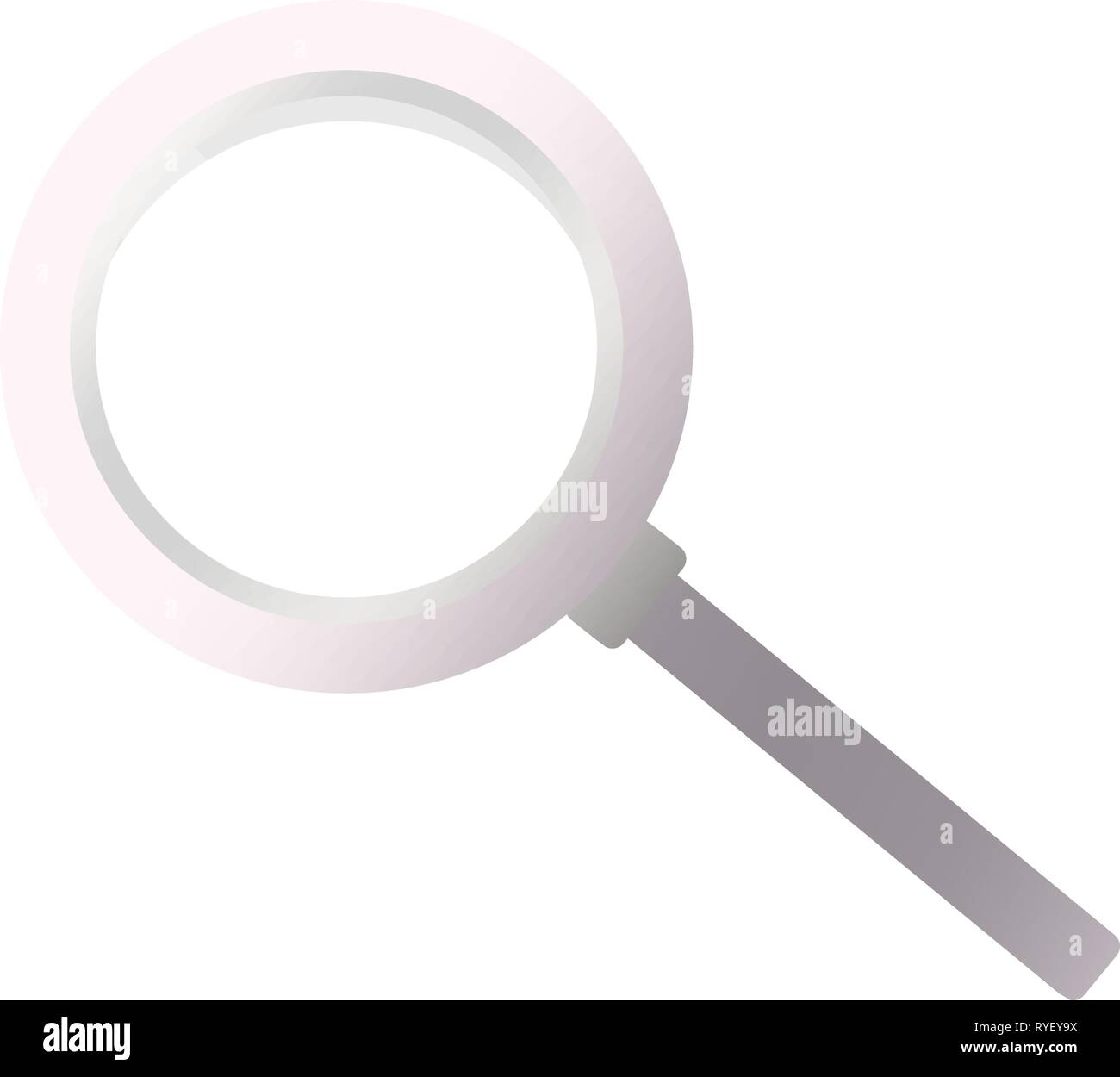 Lupe Vektor Vektoren Freigestellt Stockfotos und -bilder Kaufen - Alamy