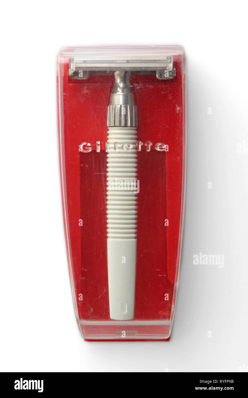 Vintage 1970s-1960s Gillette Rasierklingen Rasierer mit ...