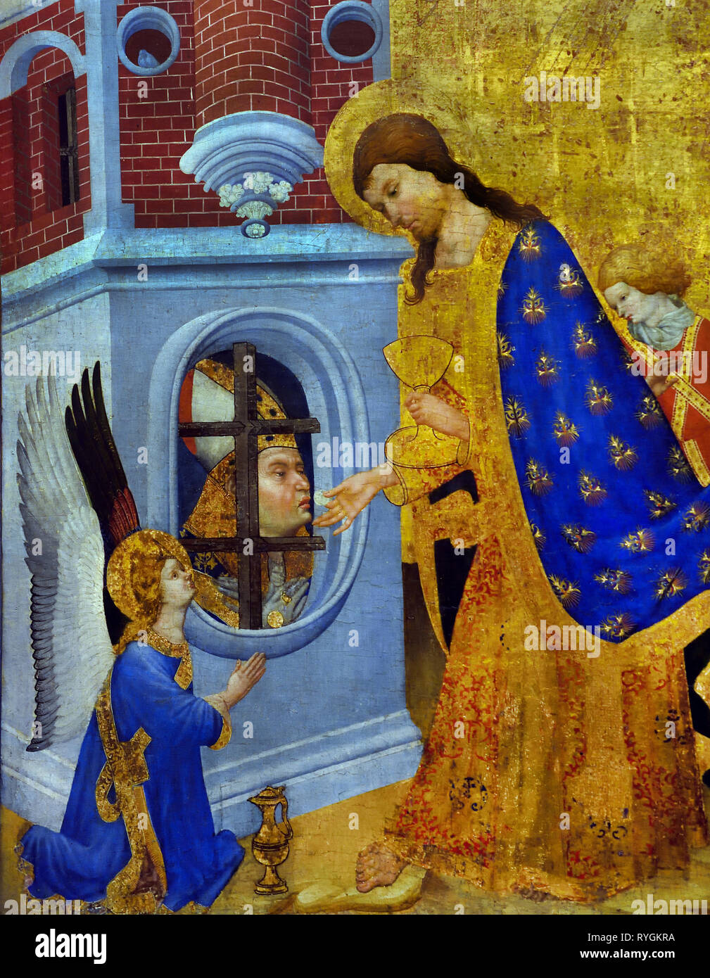 Das martyrium von Saint-Denis 1415 - 16 von Henri BELLE wählten in ...