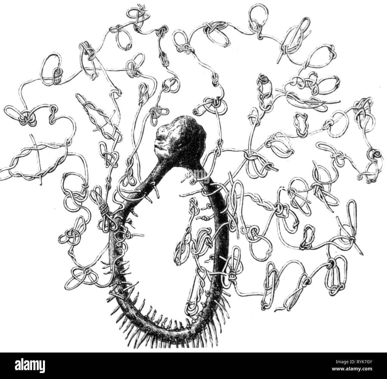 Script, Knoten Skript, Südamerika, ca. 2500 v. Chr. - 1532 AD ...