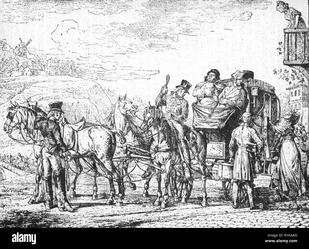 Mail post mail coach postillion -Fotos und -Bildmaterial in hoher ...