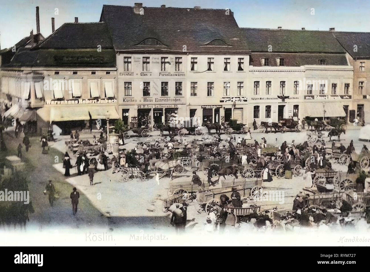 Geschichte von Koszalin, Leiterwagen, 1903, Woiwodschaft Westpommern ...