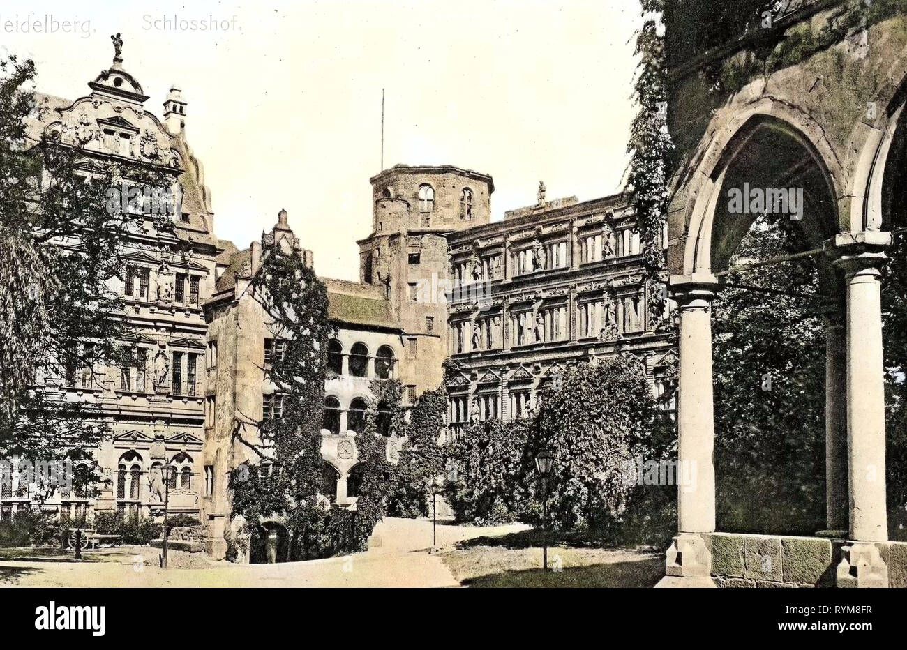 Schlosshof heidelberg -Fotos und -Bildmaterial in hoher Auflösung – Alamy
