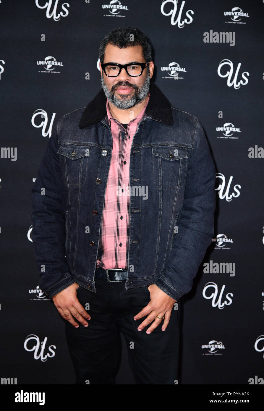 Jordan Peele Teilnahme an einem exklusiven Screening von uns neue Herr ...