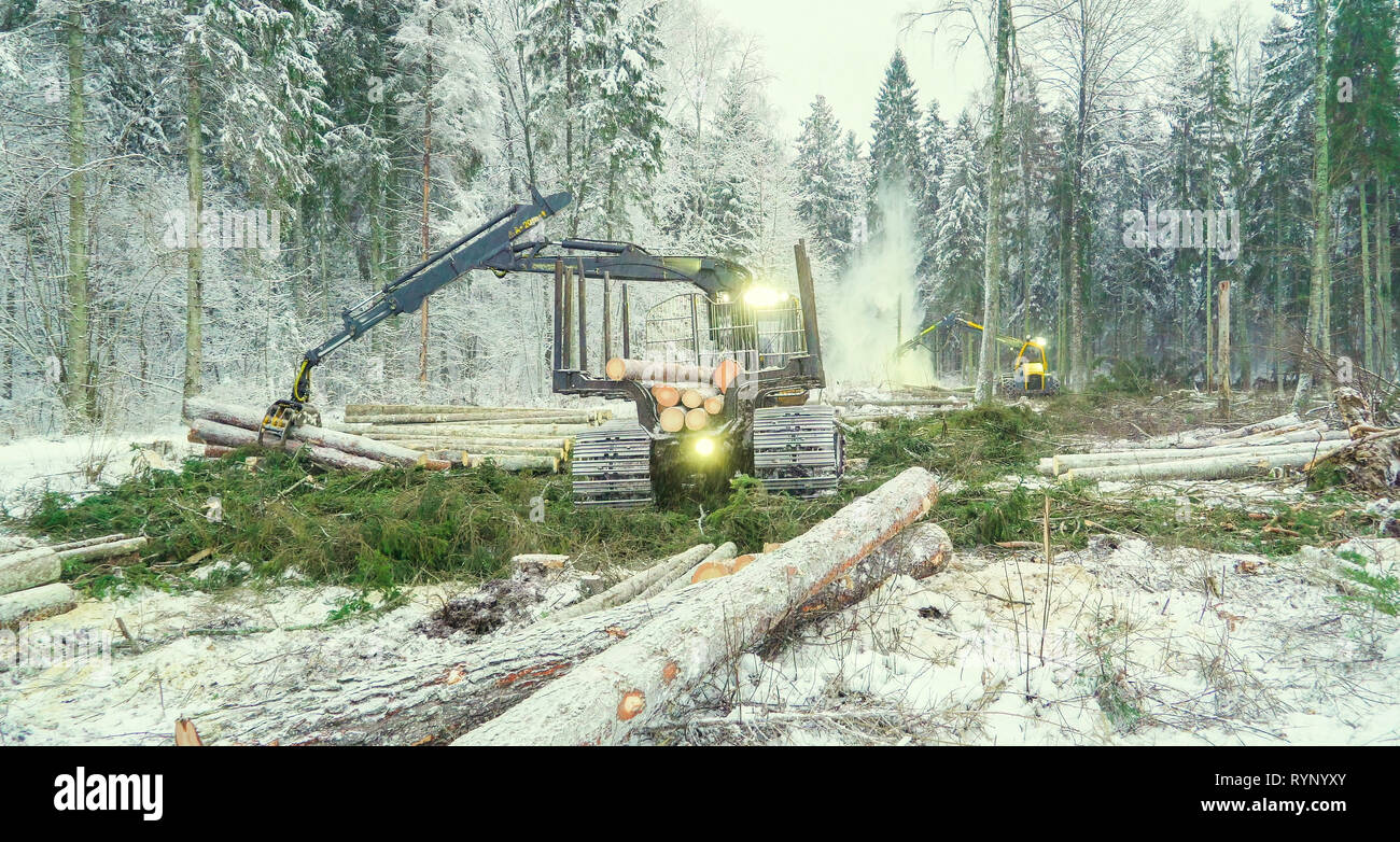 Lkw mit greifer am arm -Fotos und -Bildmaterial in hoher Auflösung – Alamy