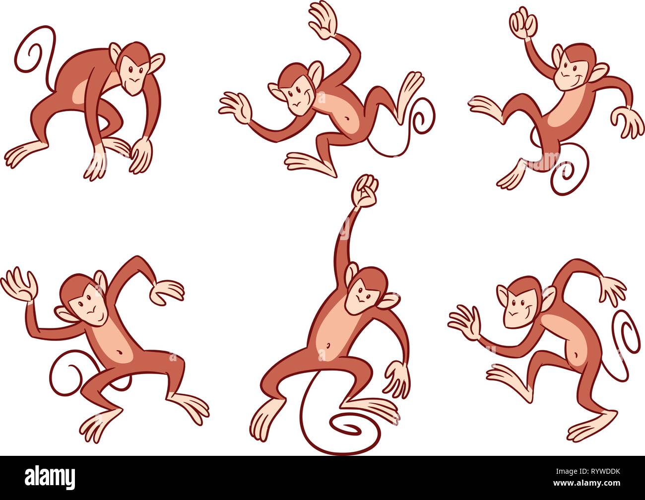 Affe cartoon clipart -Fotos und -Bildmaterial in hoher Auflösung – Alamy