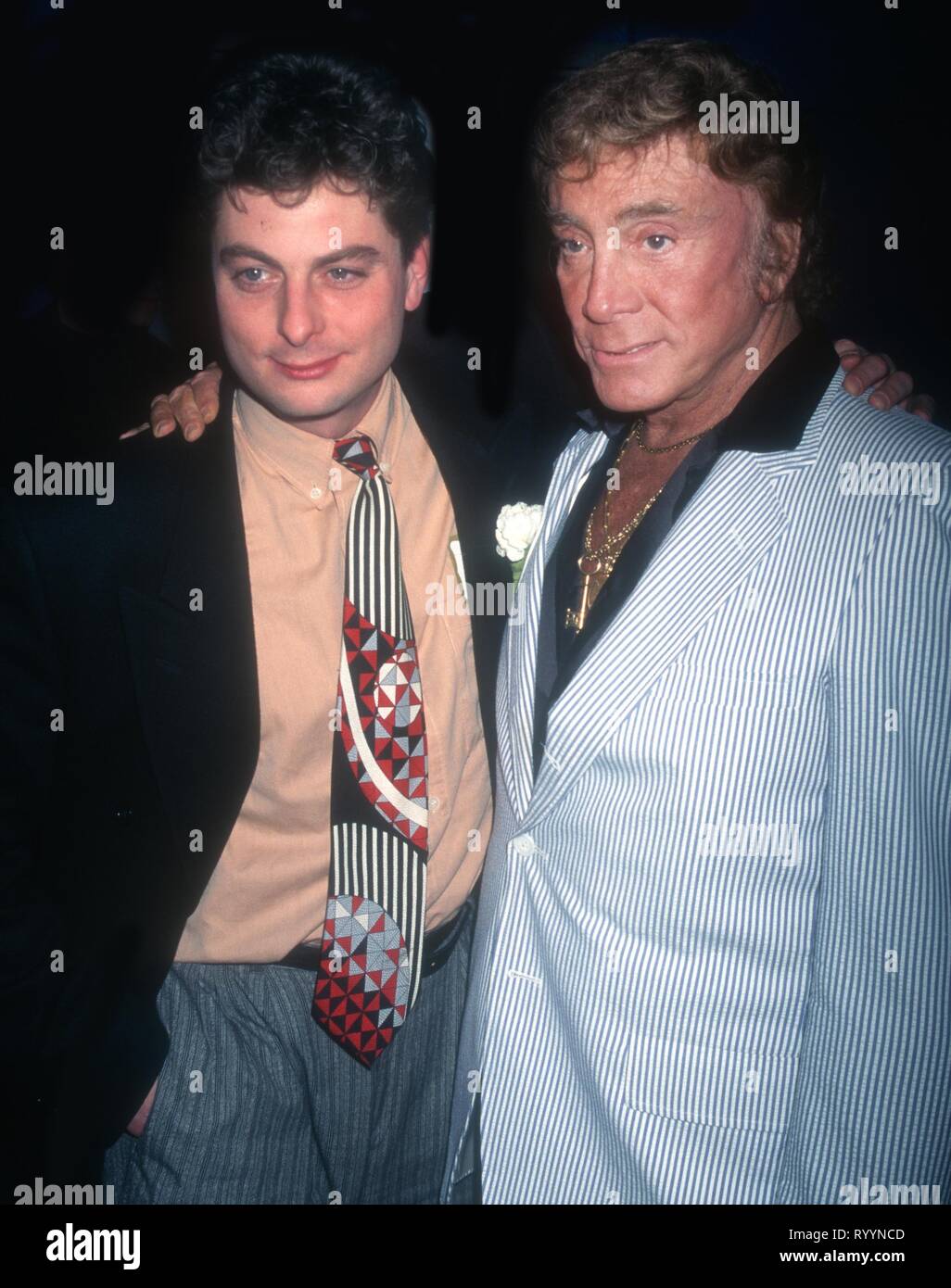 Bob Guccione und Sohn Nick Guccione 1997 Foto von John Barrett ...