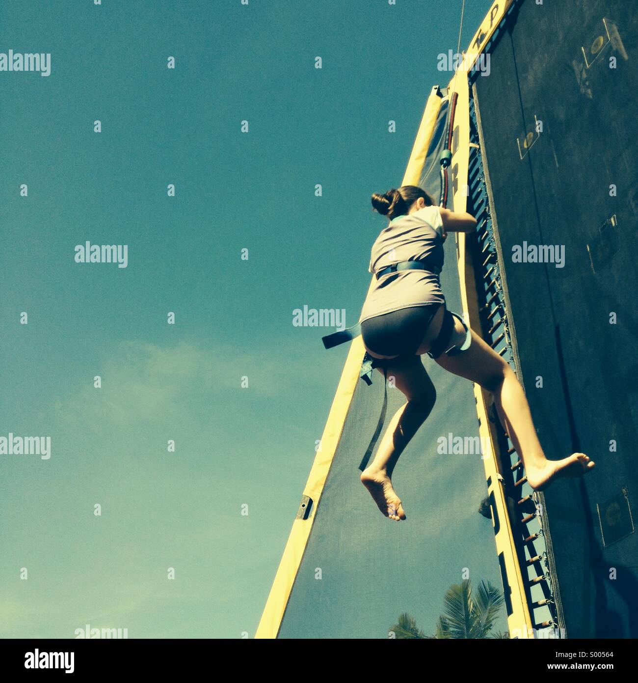 Wand Abseilen Stockfotos und -bilder Kaufen - Alamy