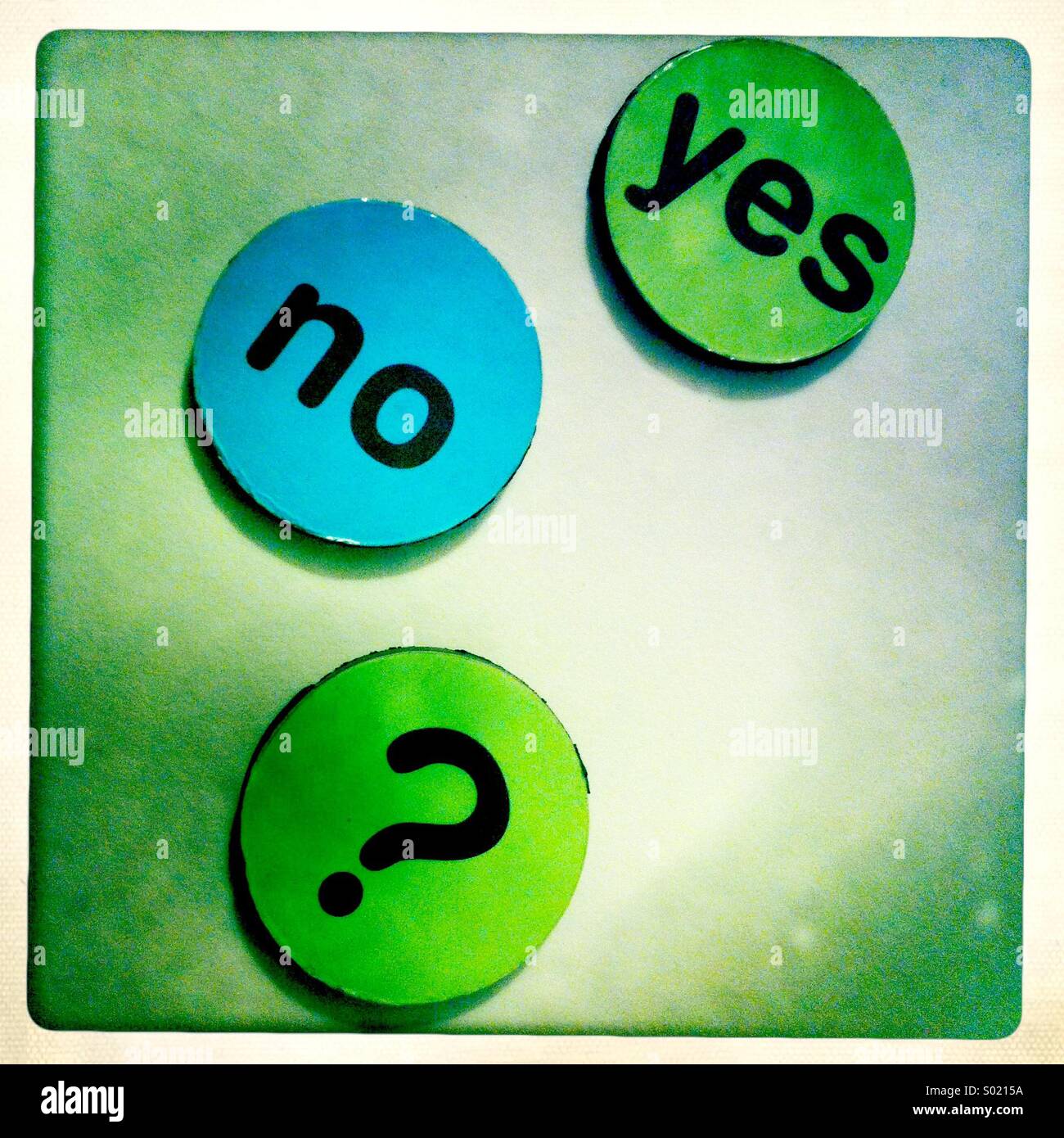 Ja nein frage -Fotos und -Bildmaterial in hoher Auflösung – Alamy