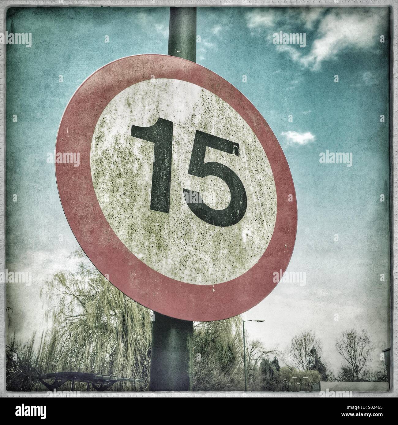 Tempolimit 15 -Fotos und -Bildmaterial in hoher Auflösung – Alamy