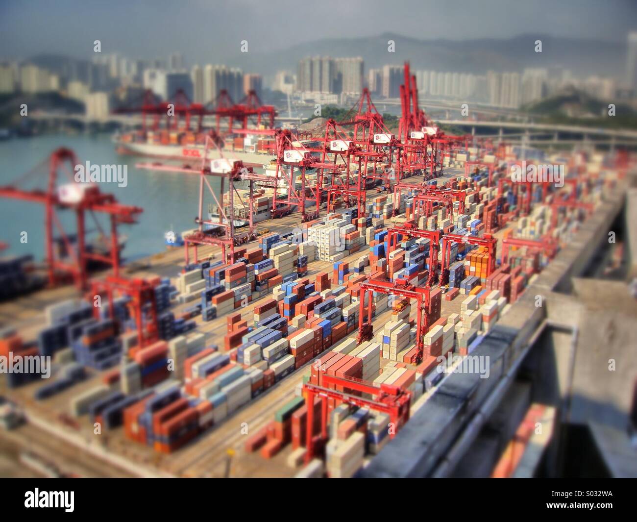 Hong Kong Container Terminal Stockfotos und -bilder Kaufen - Alamy