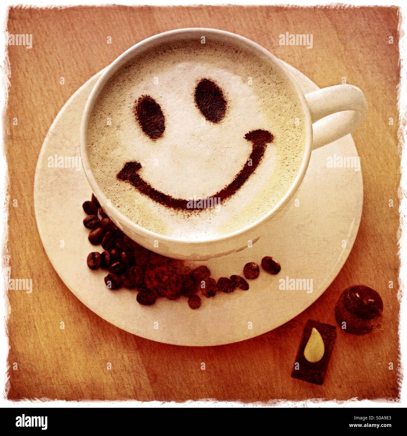 MMM Kaffee und Schokolade Stockfotografie - Alamy
