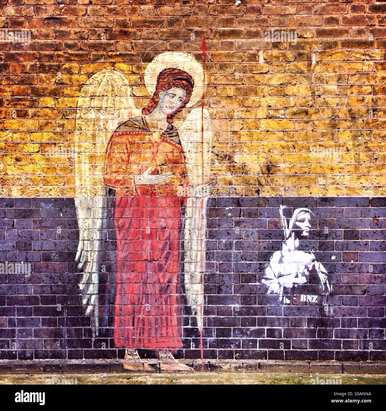 Angel Graffiti Stockfotos und -bilder Kaufen - Alamy