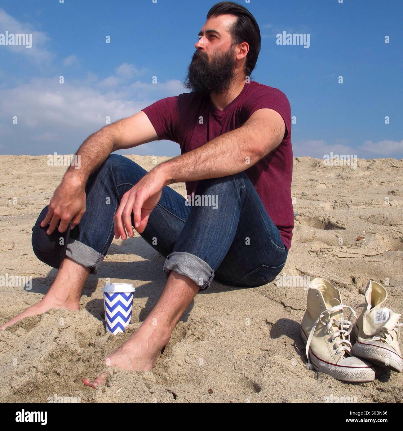 Mann am strand von venedig -Fotos und -Bildmaterial in hoher Auflösung ...