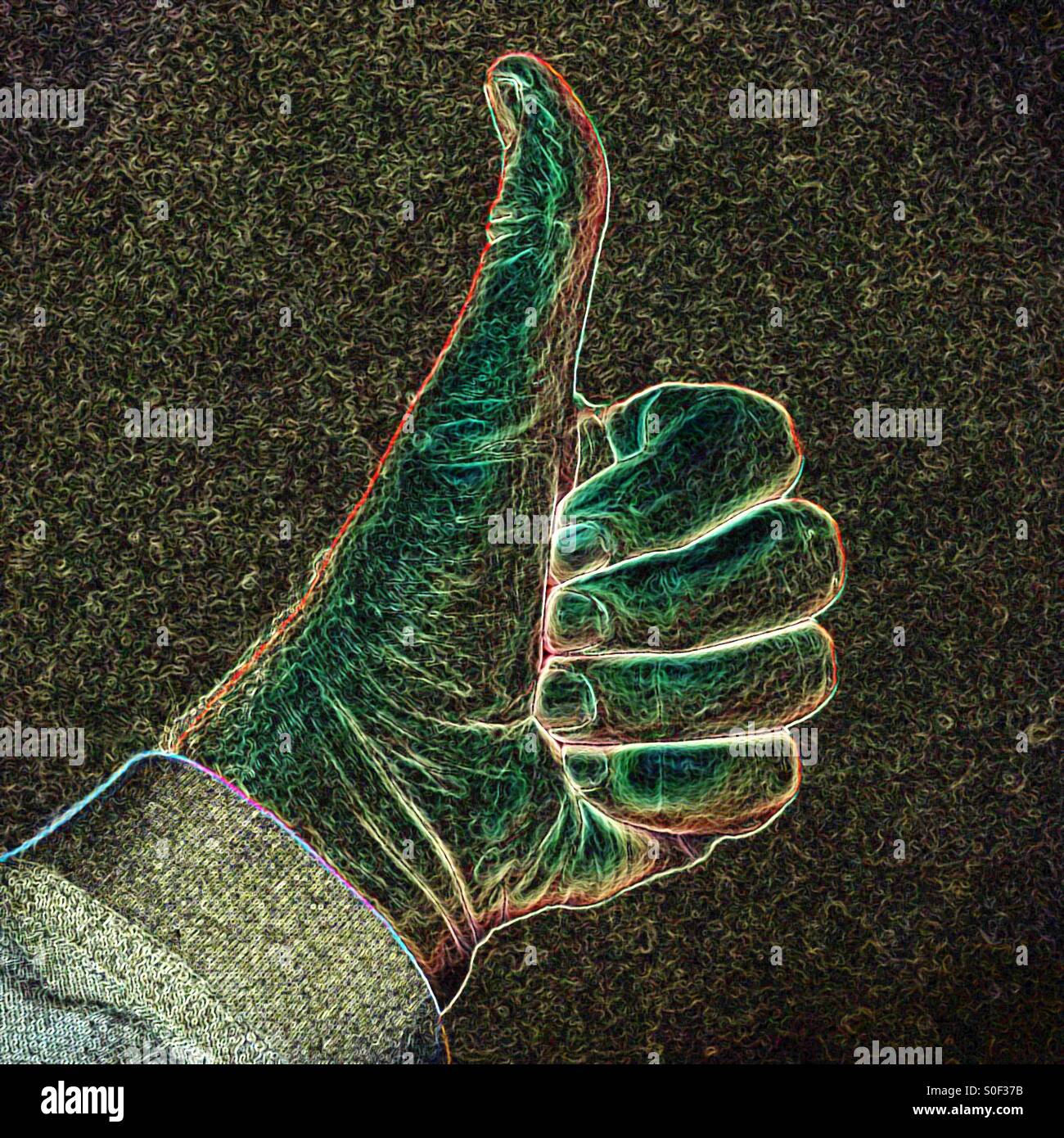 Daumen hand -Fotos und -Bildmaterial in hoher Auflösung – Alamy