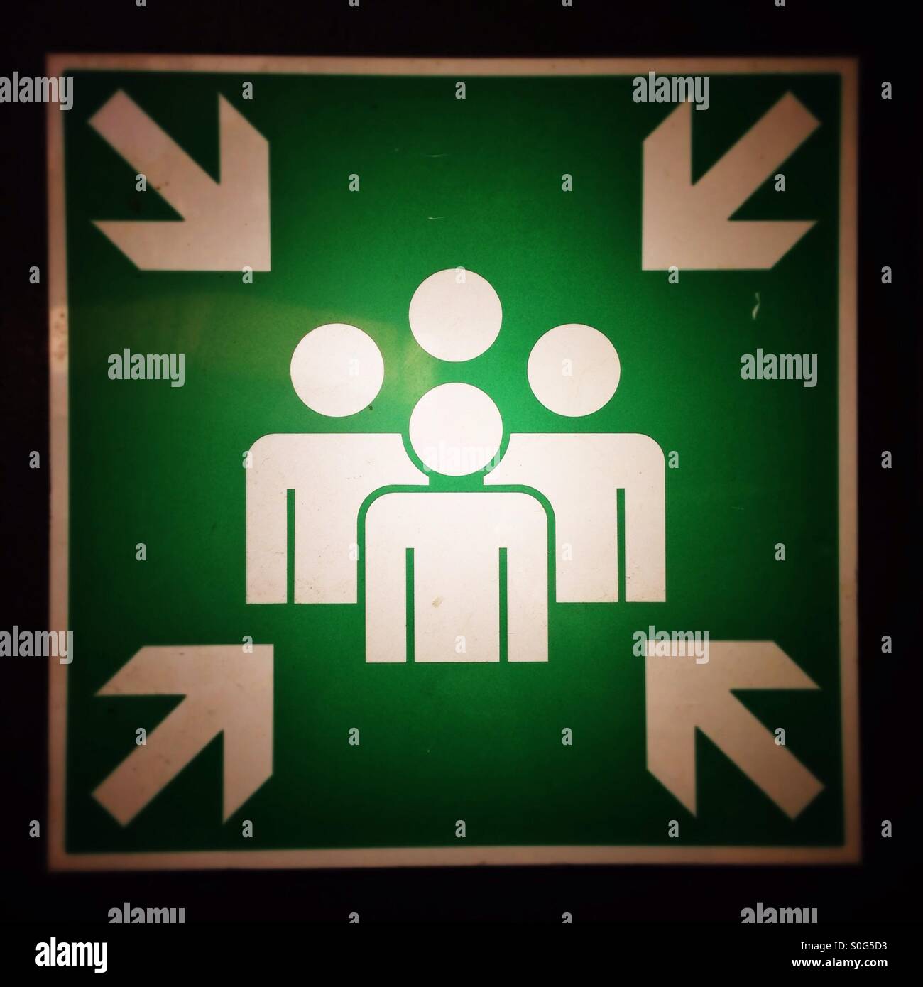 Treffpunkt schild -Fotos und -Bildmaterial in hoher Auflösung – Alamy