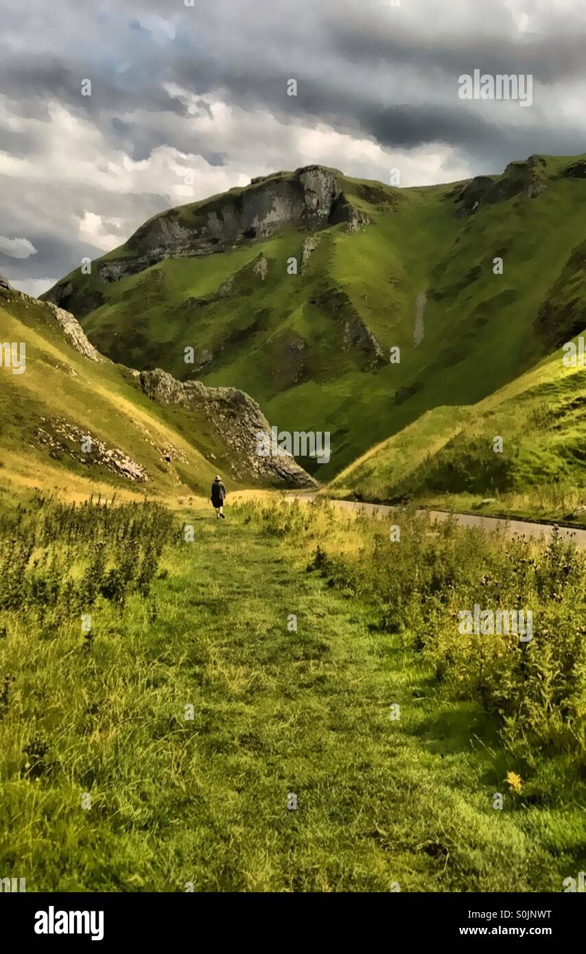 Winnats Pass, Castleton, Derbyshire Stockfotografie - Alamy