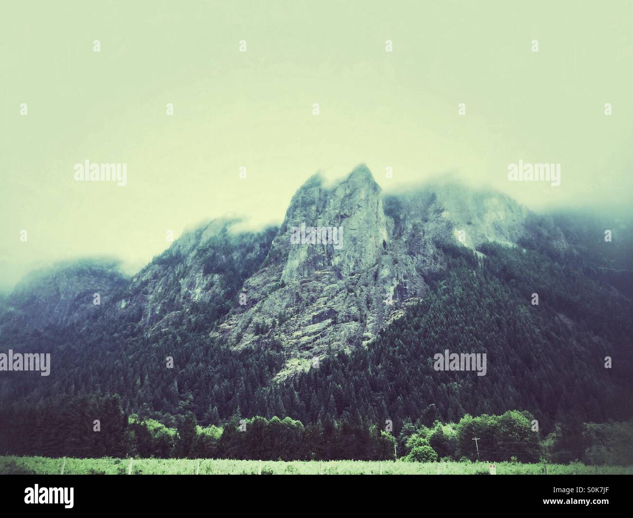 Twin Peaks Drehort in North Bend Washington Stockfotografie - Alamy