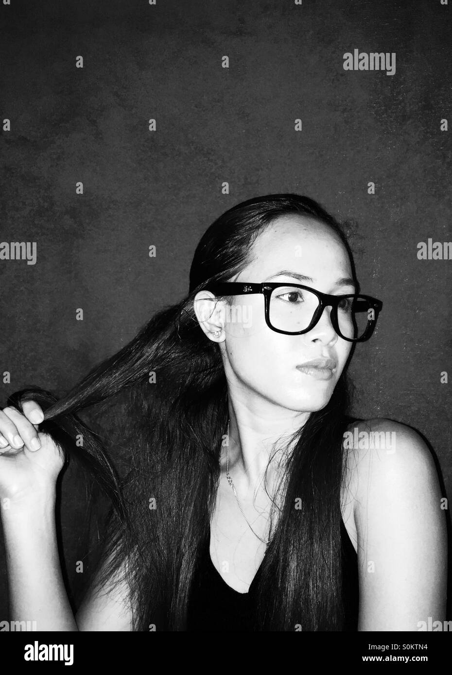 Geek girl -Fotos und -Bildmaterial in hoher Auflösung – Alamy