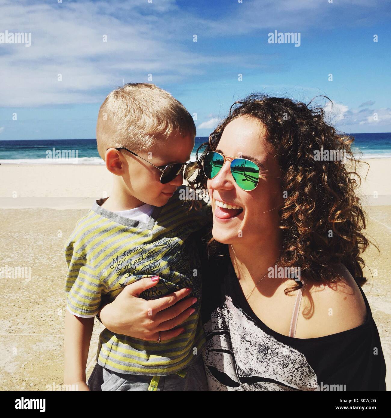 Familienmuttersohn Jungenkinderkinder Stockfotos und -bilder Kaufen - Alamy