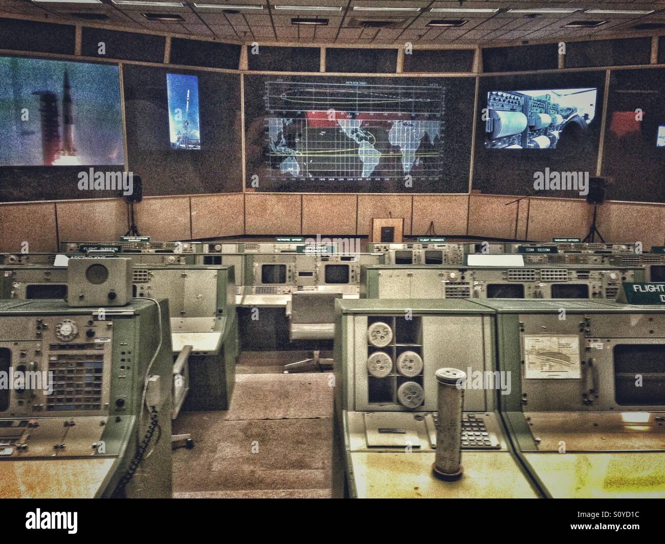 Apollo missionskontrolle Stockfotos und -bilder Kaufen - Alamy