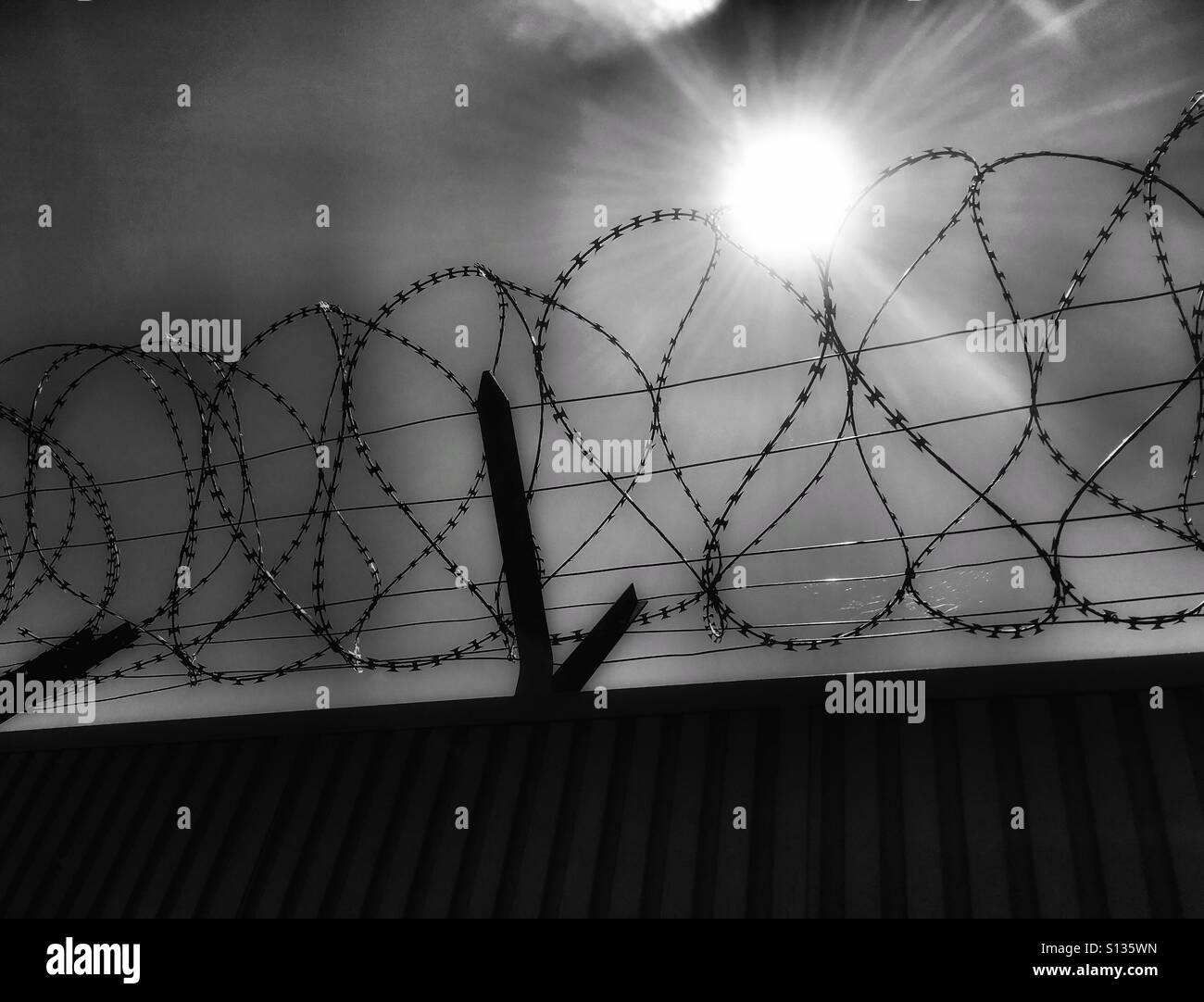 Stacheldraht grenze -Fotos und -Bildmaterial in hoher Auflösung – Alamy