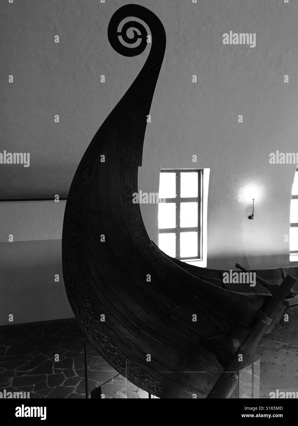 Wikingerboot im Wikinger-Museum in Oslo Stockfotografie - Alamy