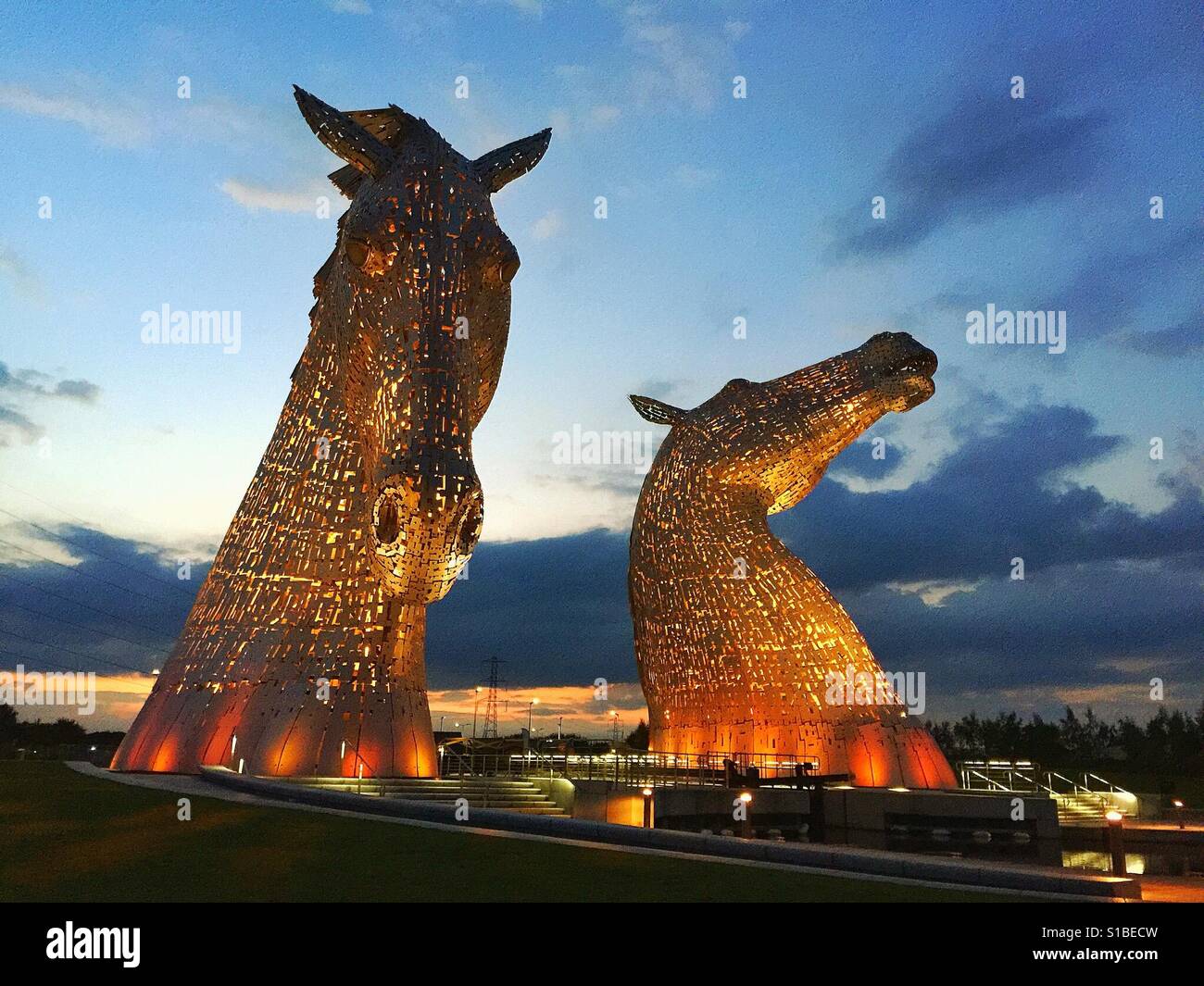 Kelpies nacht -Fotos und -Bildmaterial in hoher Auflösung – Alamy