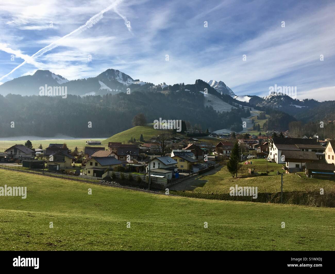 Der Kanton Bulle, Schweiz Stockfotografie - Alamy