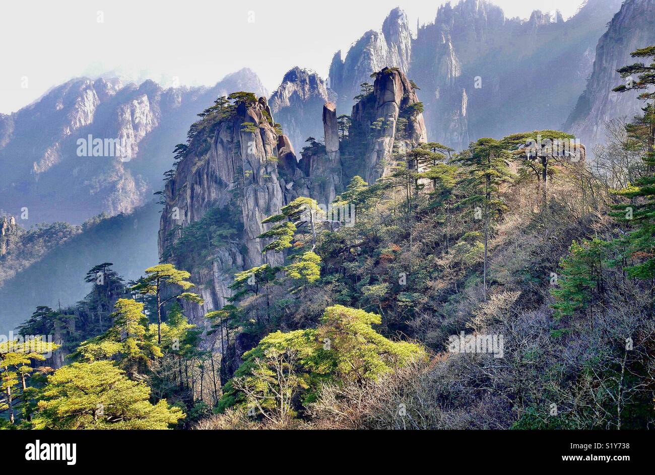 Huangshan Mountain Chinese China Stockfotos und -bilder Kaufen - Alamy