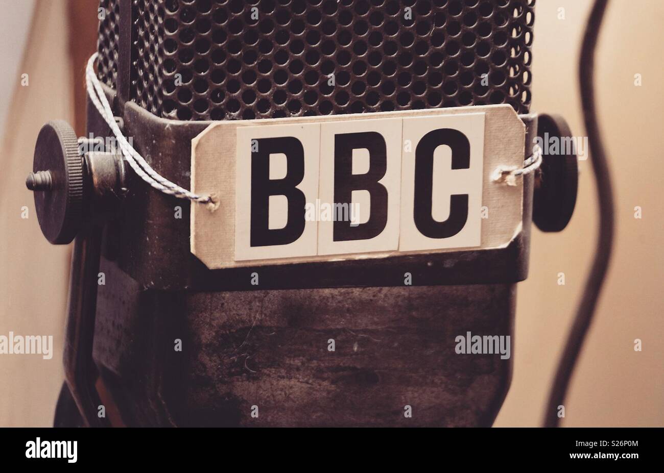Bbc Mikrofon Stockfotos und -bilder Kaufen - Alamy