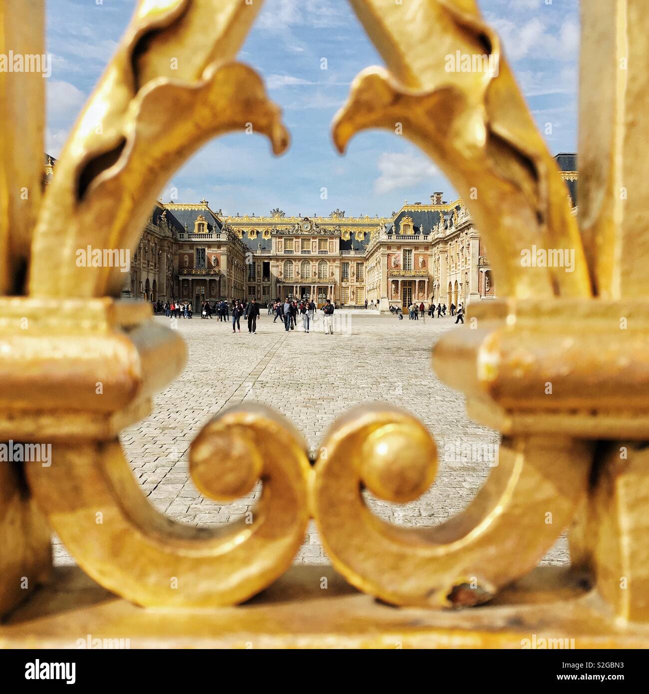 Perspective view of versailles -Fotos und -Bildmaterial in hoher ...