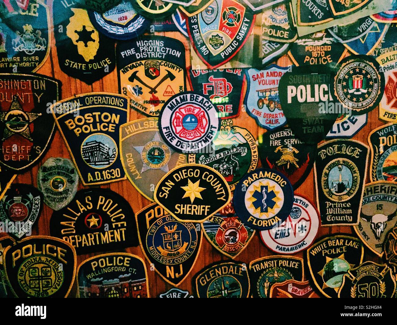 Police badges -Fotos und -Bildmaterial in hoher Auflösung – Alamy