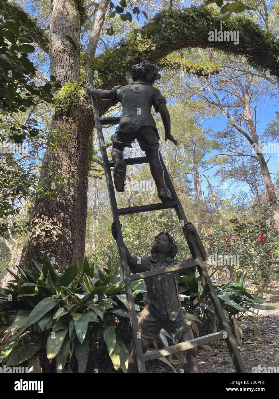 Kind, leiter, klettern -Fotos und -Bildmaterial in hoher Auflösung – Alamy