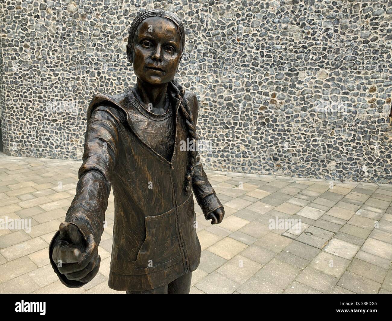 Greta Thunberg Statue Stockfotos und -bilder Kaufen - Alamy