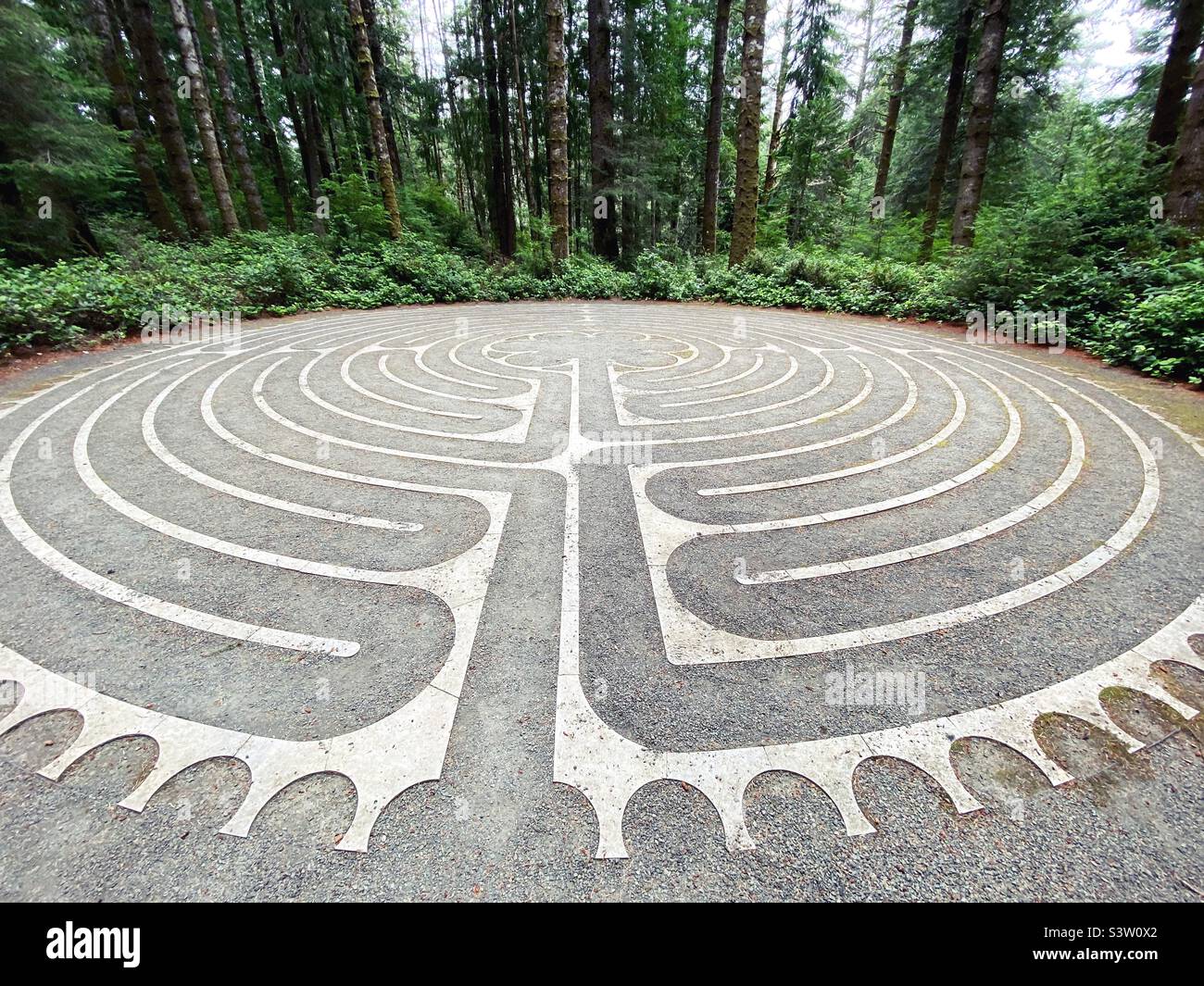 Labyrinth im wald -Fotos und -Bildmaterial in hoher Auflösung – Alamy