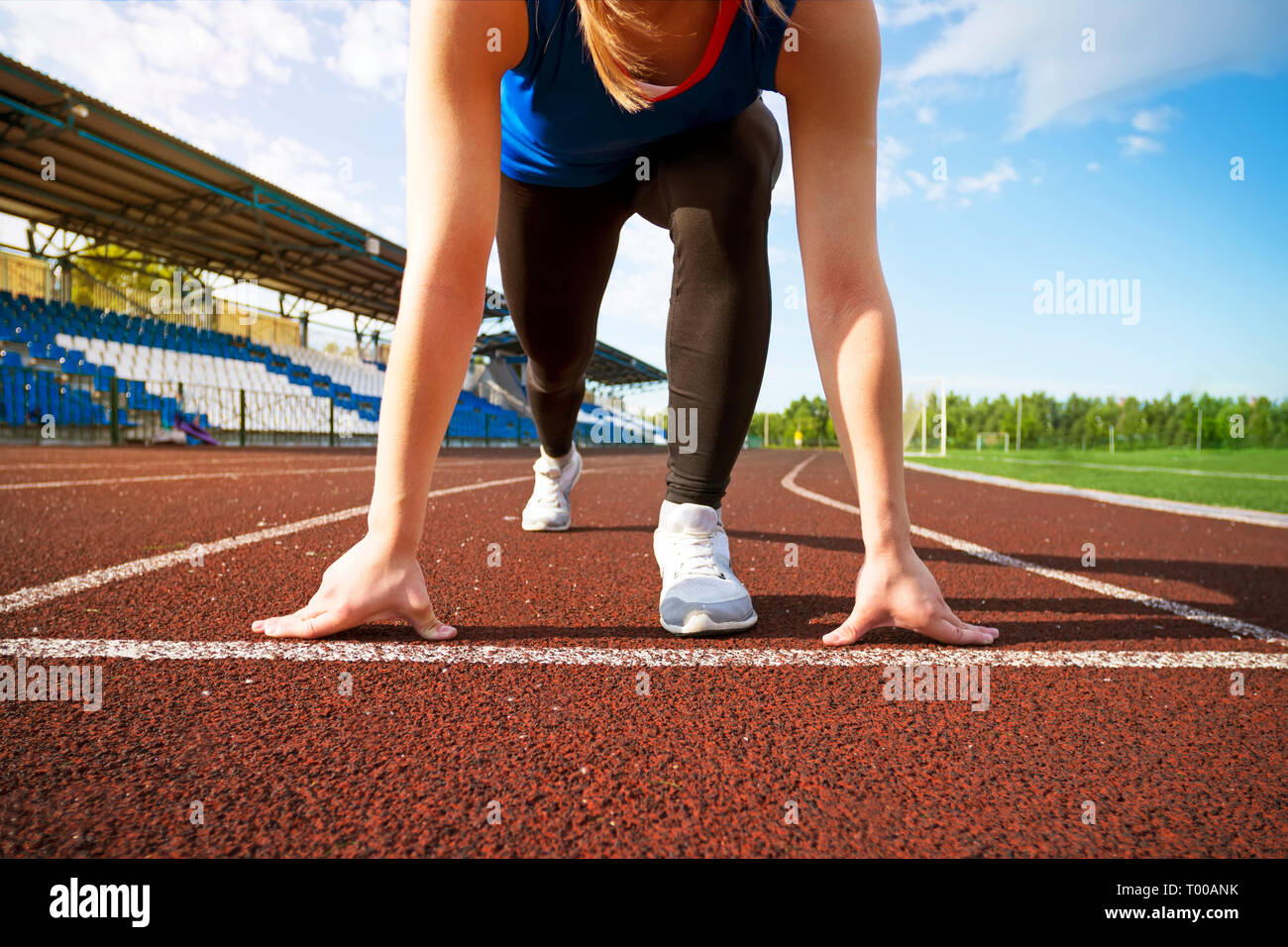 Sprint Start Feet Stockfotos und -bilder Kaufen - Alamy