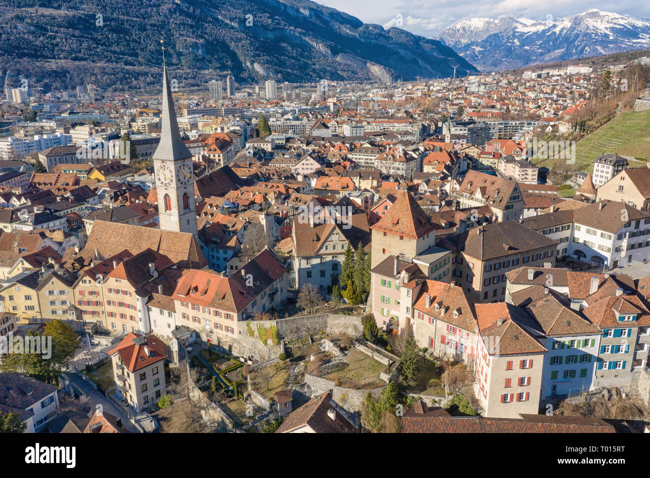 Luftbild der stadt chur -Fotos und -Bildmaterial in hoher Auflösung – Alamy