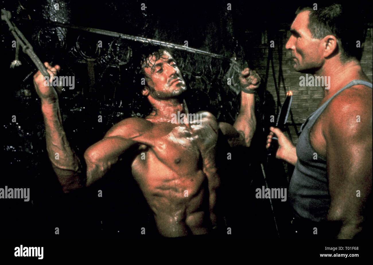 SYLVESTER STALLONE, VOYO GORIC, RAMBO: FIRST BLOOD PART II, 1985 ...
