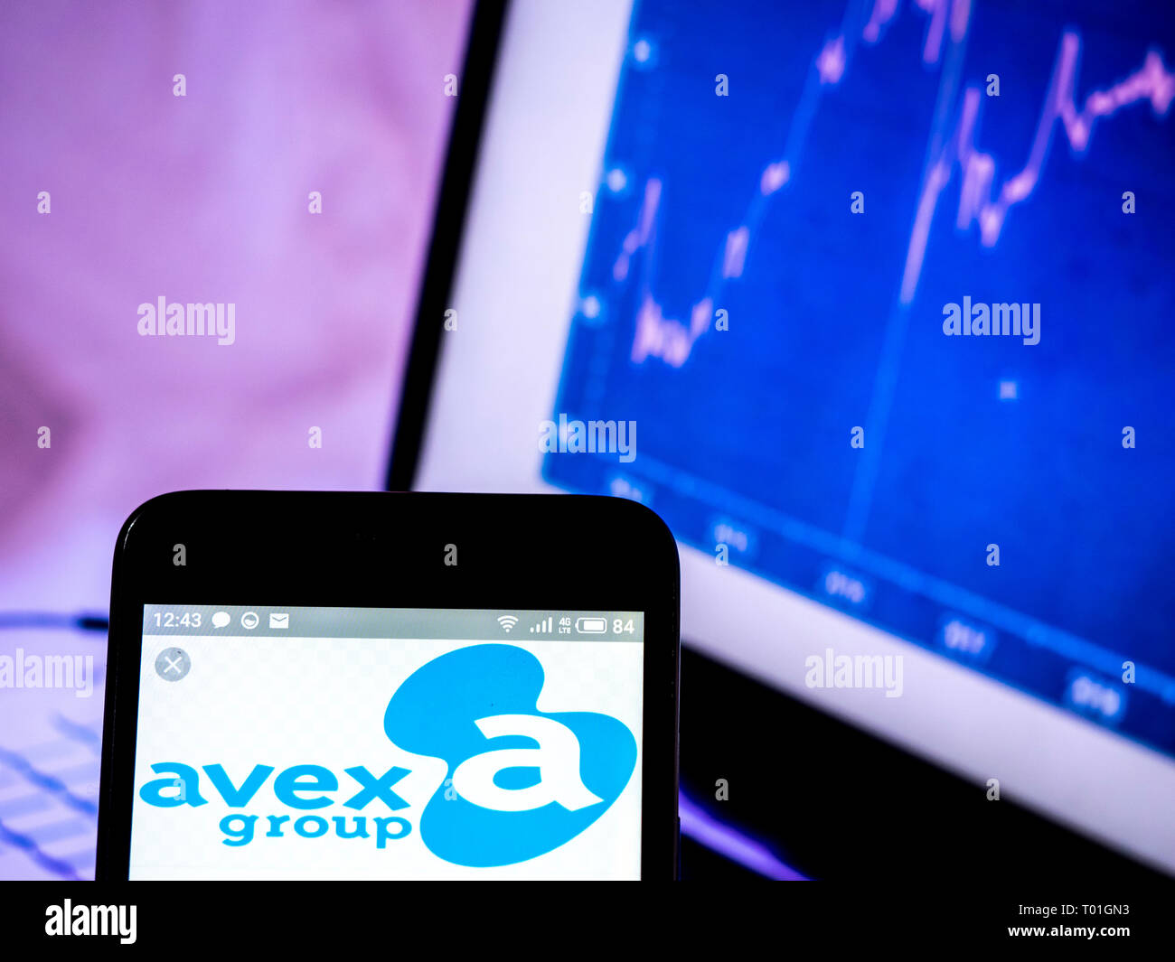Avex logo -Fotos und -Bildmaterial in hoher Auflösung – Alamy