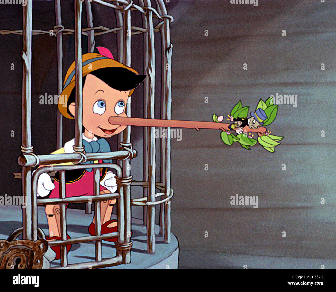PINOCCHIO, JIMINY CRICKET, Pinocchio, 1940 Stockfotografie - Alamy