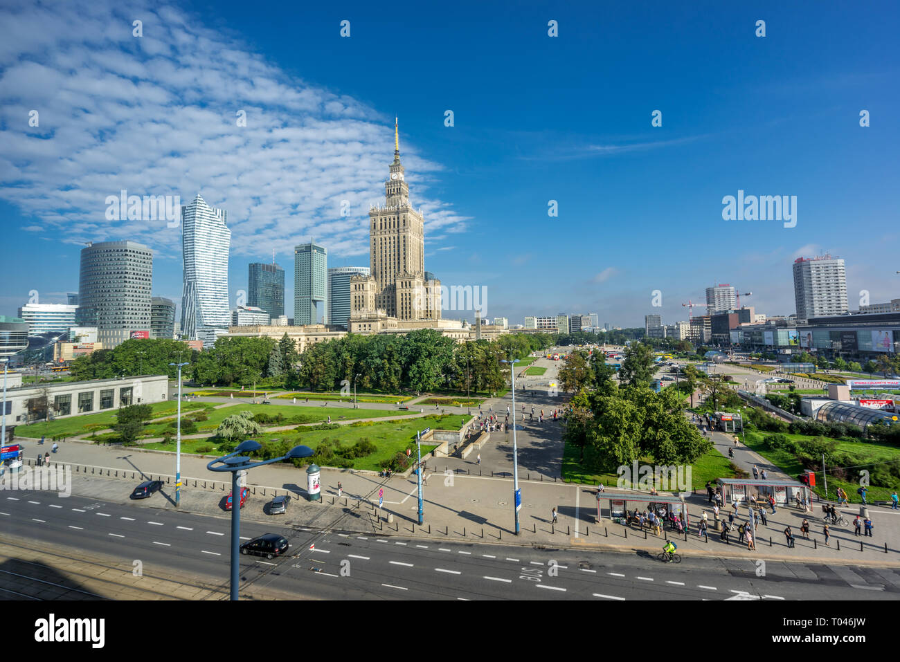 Palac kultury nauki place culture -Fotos und -Bildmaterial in hoher ...
