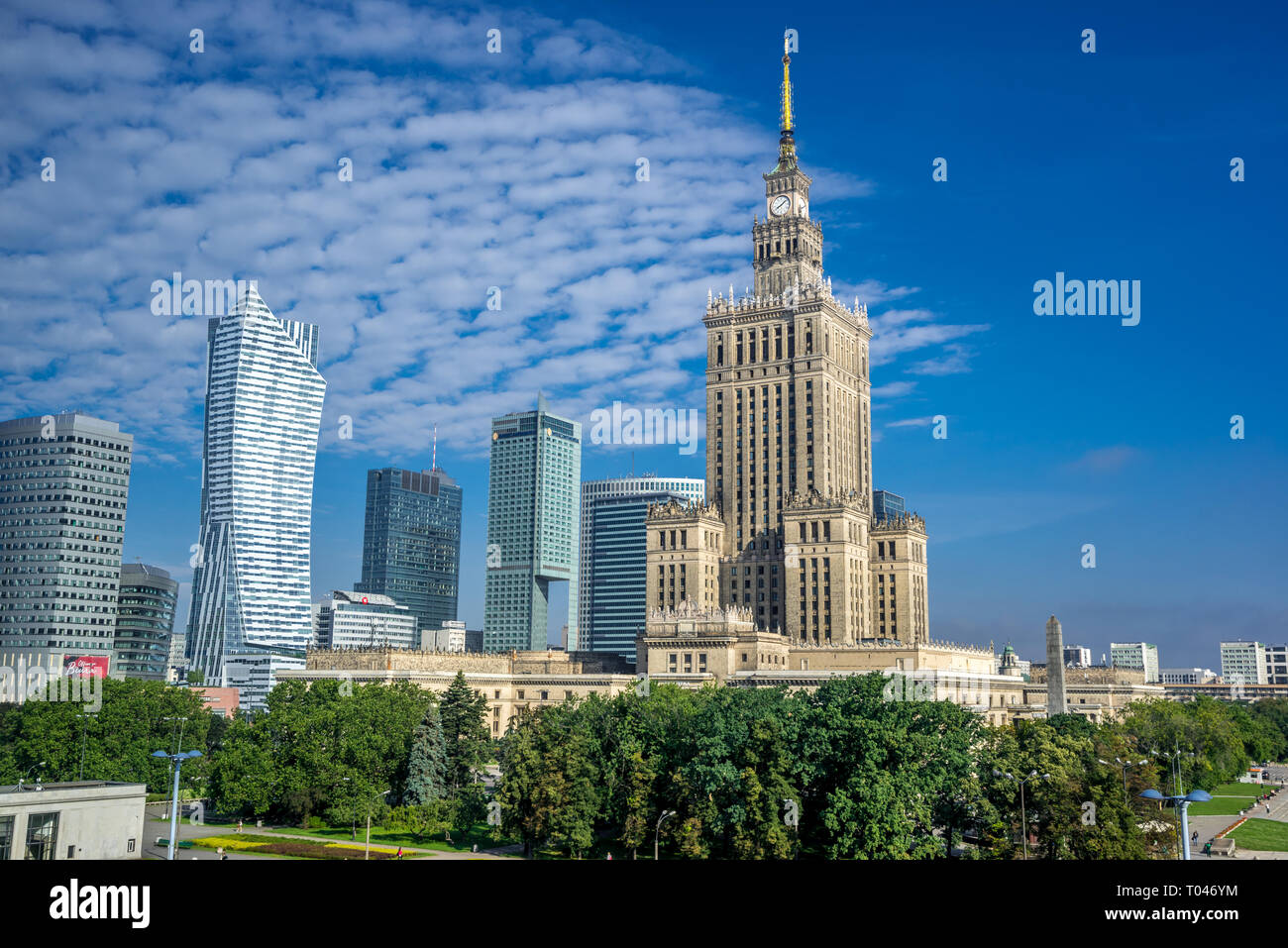 Palac Kultury Nauki Place Culture Stockfotos und -bilder Kaufen - Alamy
